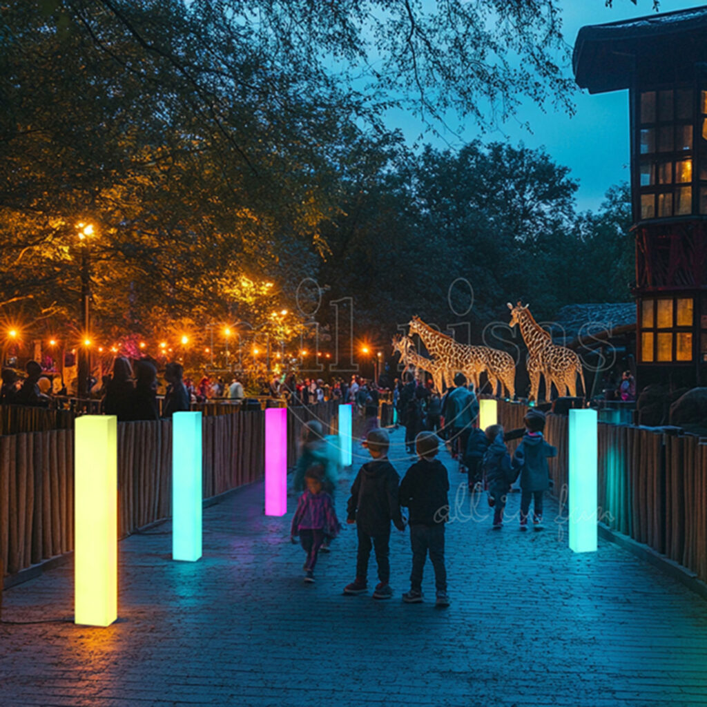 Tall Column Floor Lamp | Outdoor Remote Control Floor Lamps