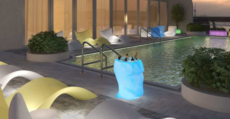 Light Up Ice Trough | LED Ice Bucket For Events Wholesale