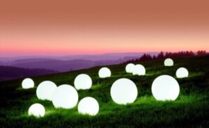 Nightlight Glow Ball | LED Outdoor Sphere Light | Colorfuldeco