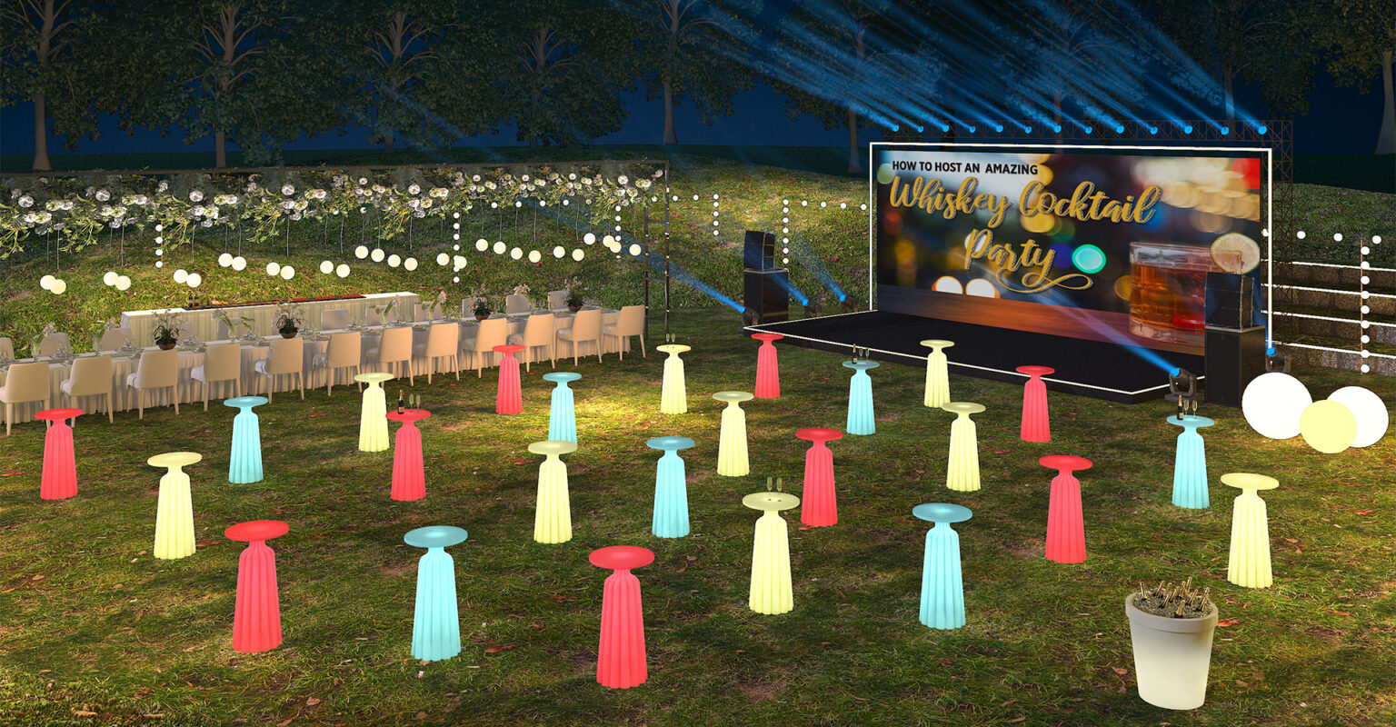 Outdoor LED Furniture Terrace Decor | For Riyadh Events