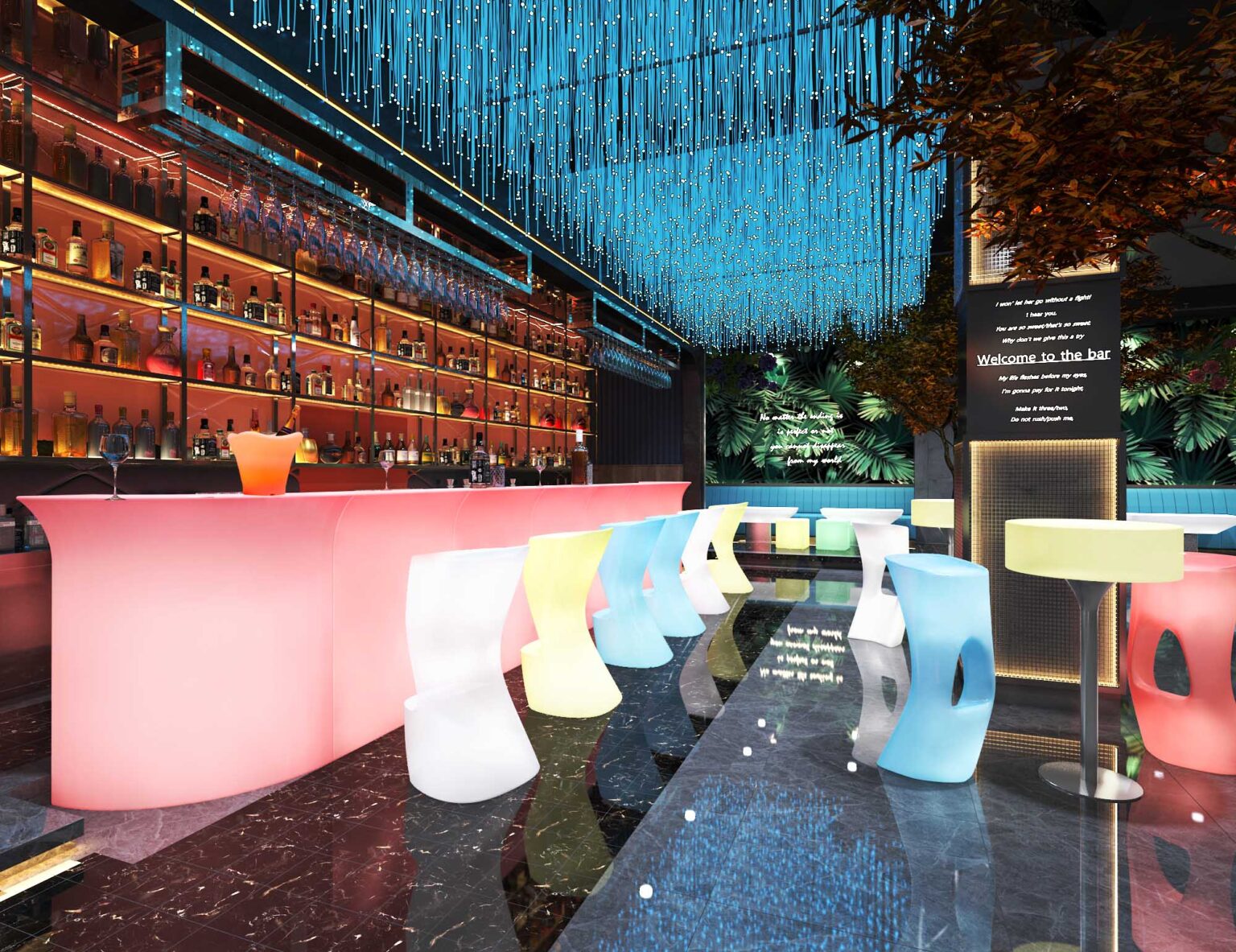 How to Light Up Your Venue with LED Furniture bar?