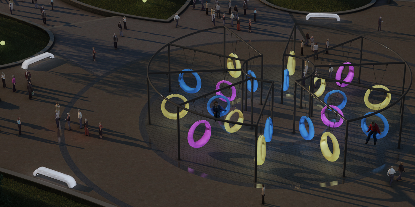 Light Up Swing Seat for Outdoor Ambiance | Durable LED Swing