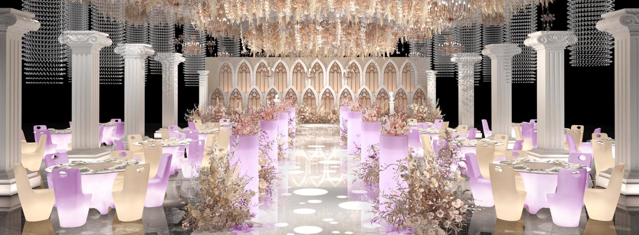 Create an Unforgettable Ambiance with LED Banquet Chairs and Tables