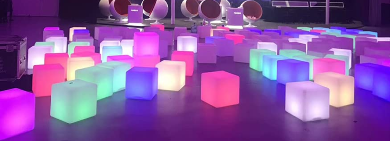 How To Light Up Your Event with LED Light Cubes?
