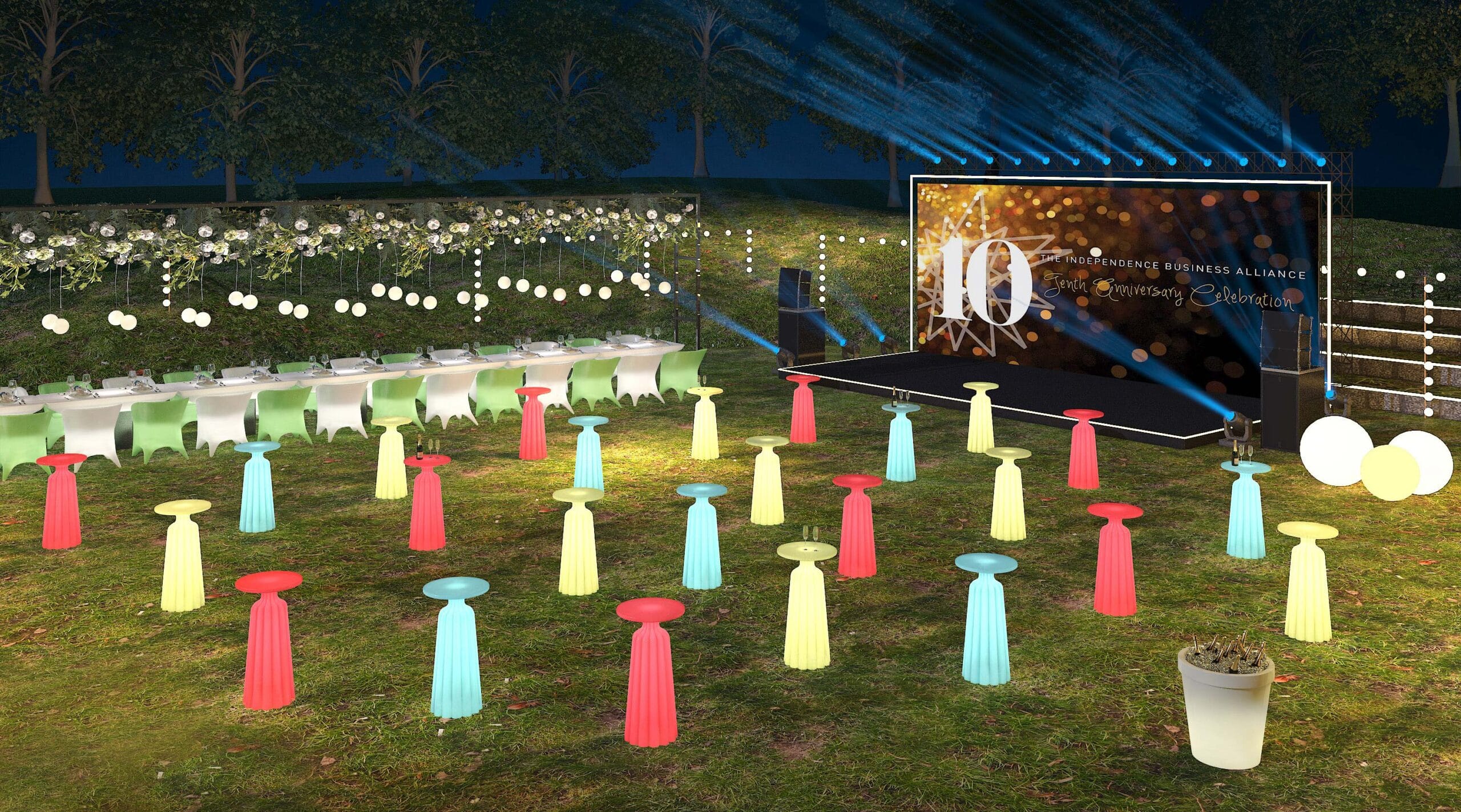The Impact of LED Furniture on Music Festival Atmosphere