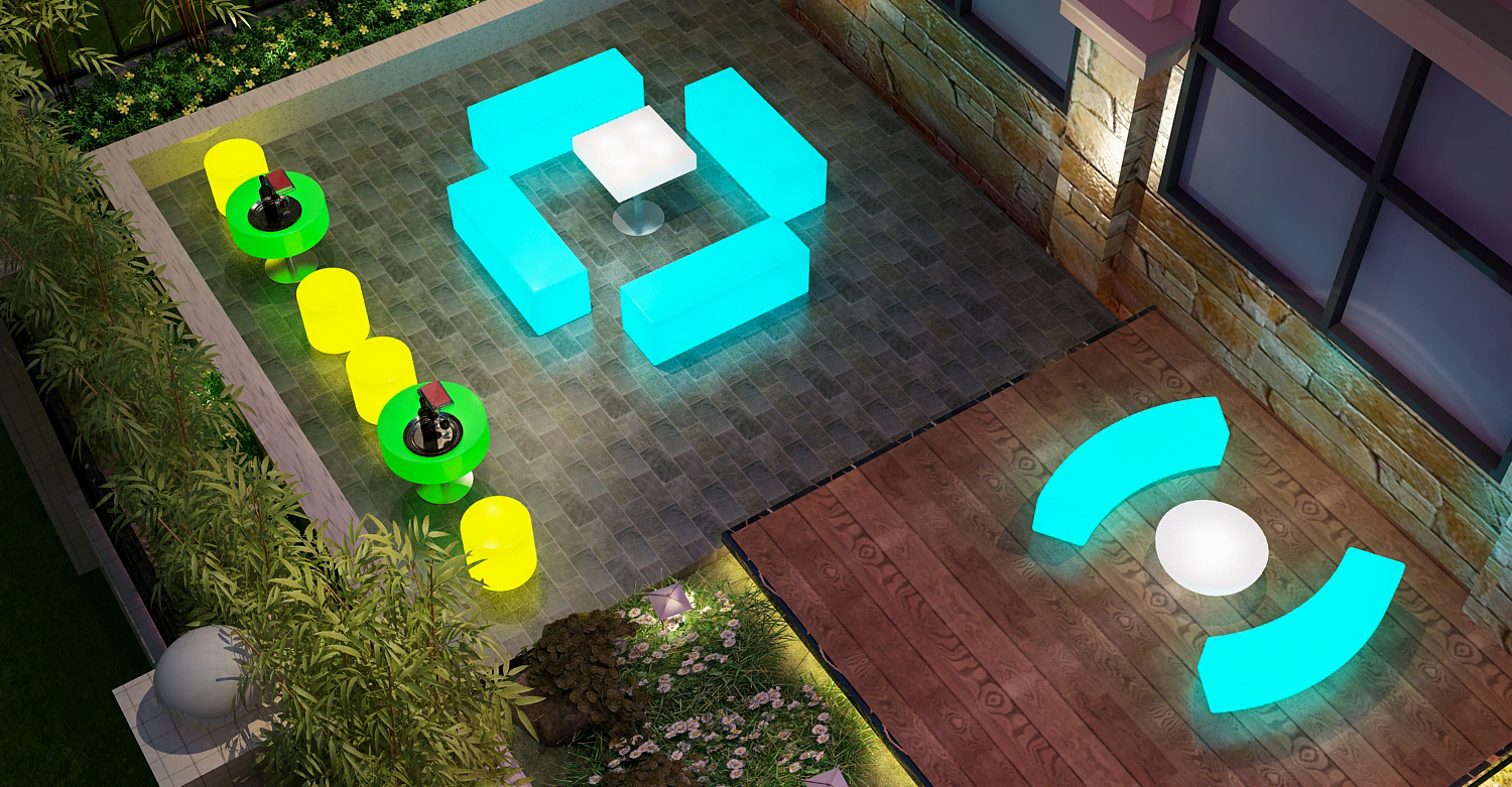 Outdoor Comfort and Relaxation with LED Outdoor Furniture