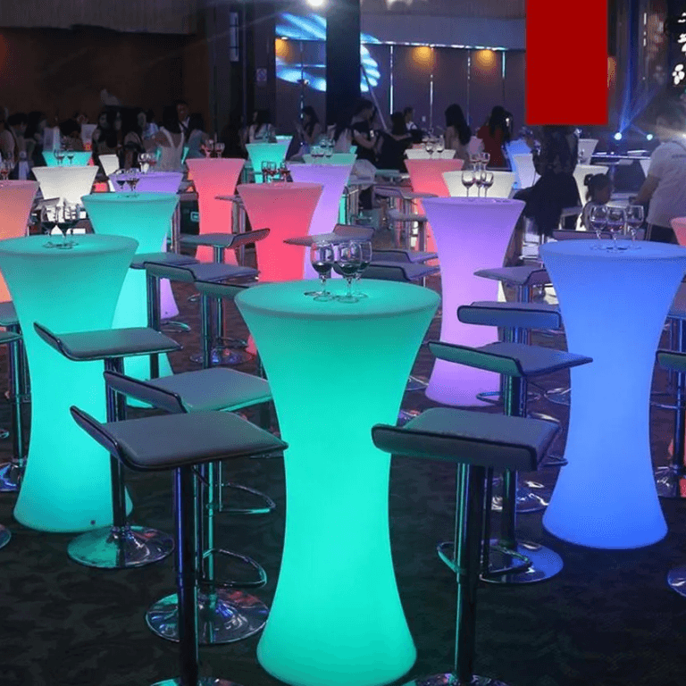 Outdoor LED Event Furniture - Illuminate Your Nighttime Activities