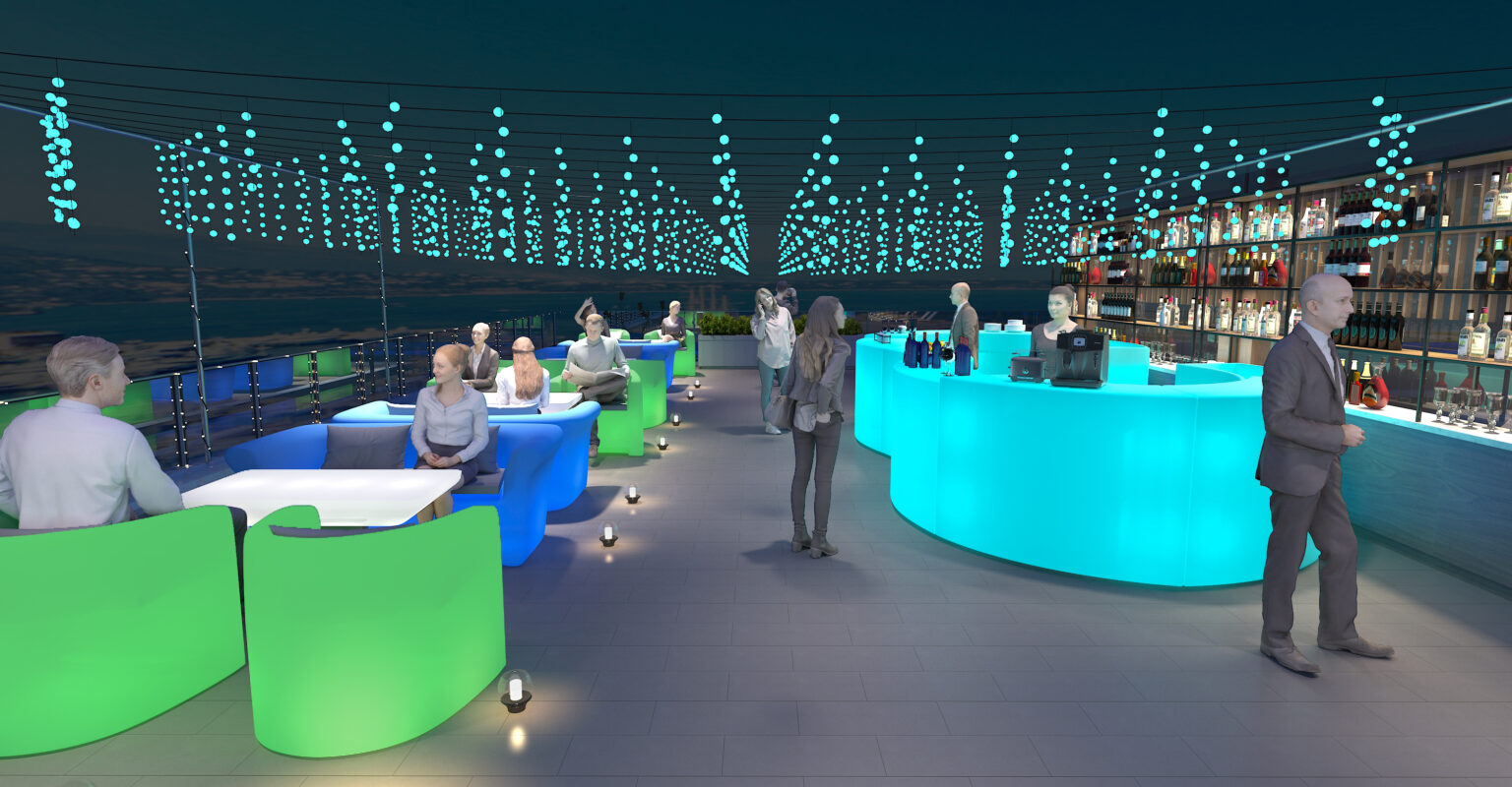 LED Hookah Furniture | Shisha Counter | Colorfuldeco