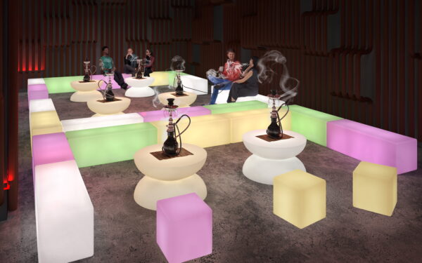 Hookah Lounge Furniture LED - Elevate Your Lounge Ambiance