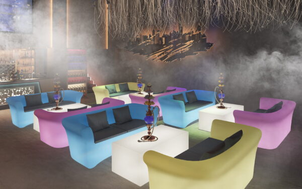 Hookah Lounge Furniture LED - Elevate Your Lounge Ambiance
