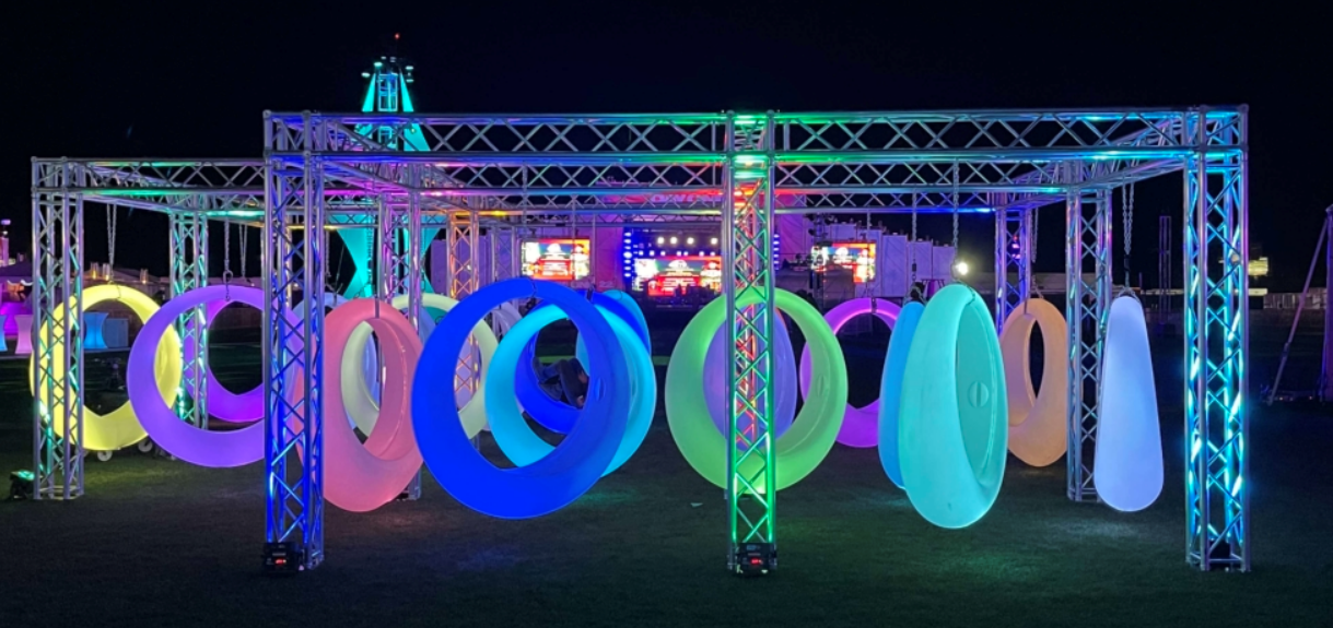 Glowing Furniture for Public Event Spaces in Riyadh | Colorfuldeco