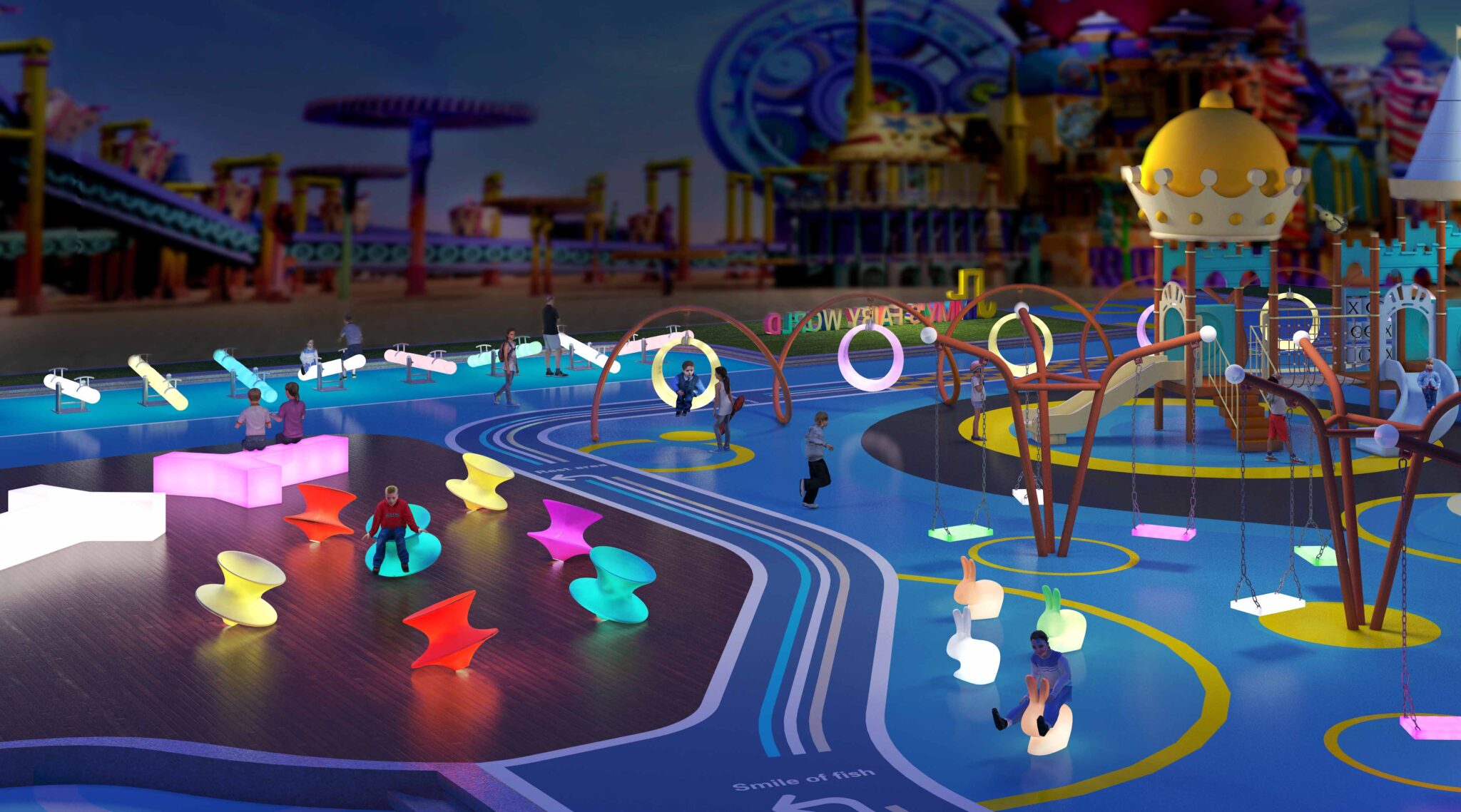 Luminous LED Furniture Playground Equipment | Colorfuldeco