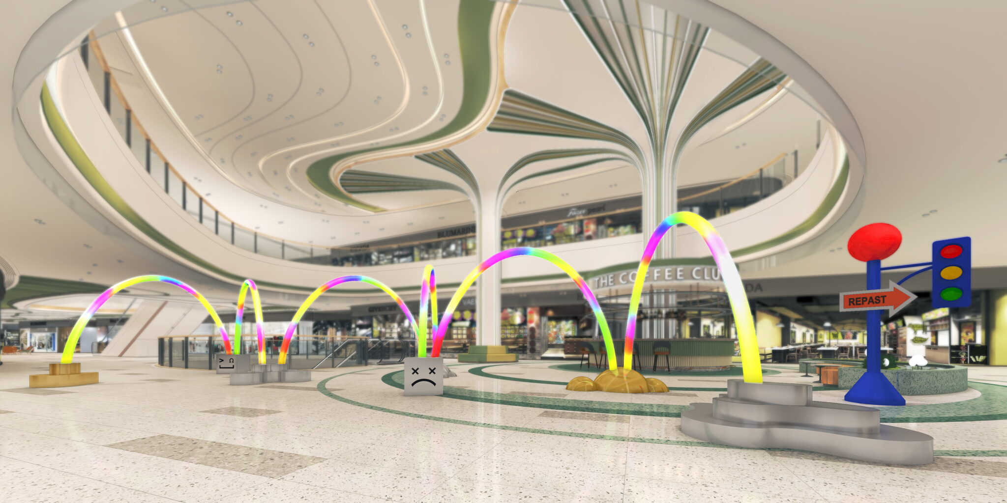 Rainbow Arch with RGB Lighting | Create Vibrant Spaces