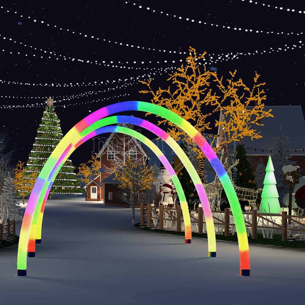 Rainbow Arch with RGB Lighting | Create Vibrant Spaces