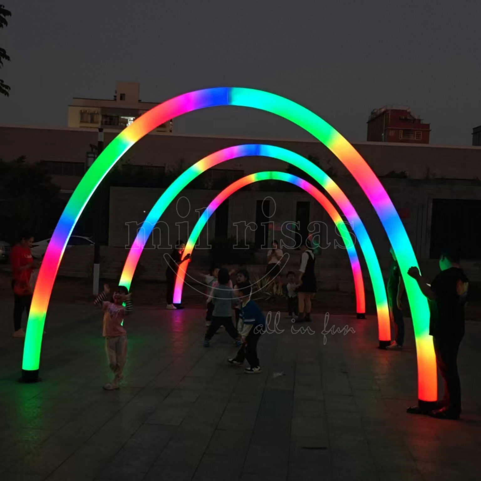 Rainbow Arch with RGB Lighting | Create Vibrant Spaces