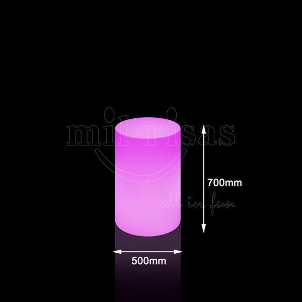 Round LED Lighted Table | Illuminate Your Events with Style